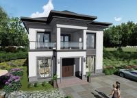 China USA Modular Home Environmental Prefab House Light Steel Structure Villa Single Family Home for sale