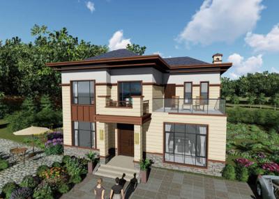 China Xps Wall Duplex Retro Earthquake Proof Luxury Prefab Houses Prefabricated Villa for sale