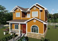 China Modern Steel Frame Prefabricated Villa – Double Storey Luxury Hous Modular Home for sale