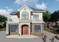 China Galvanized Double Deck Light Steel Prefabricated house Villas Saving Australian Standard for sale