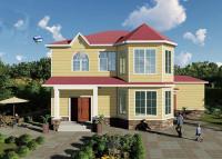China Modern Prefabricated Prefab Villa Light Gauge Steel Structure Housing     Modular House Ktis for sale