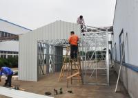 China China White Moisture Proof Construction Steel Metal  Shelters / Car Sheds With Light Steel Frame for sale