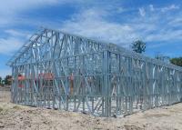 China Two Bedroom Light Steel Frame House Prefabricated Bungalow 89mm Structure Earthquake Proof 50m/s Wind for sale
