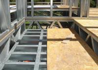 China Prefabricated House Kits House , Light Steel Structure Wooden House , Different Color Ceiling for sale