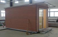 China Light Steel Structure Holiday Home / Prefabricated Garden Studio For Holiday Living for sale