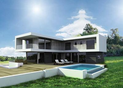 China AS/NZS Light Gauge Steel Luxury Prefabricated Modular Houses For Sale In Uruguay for sale