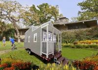 China Osb Board Roof System Luxury Prefab The Tiny House Used Light Steel Frame for sale