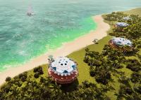 China Light Steel Frame Movable Prefab Modular Home Geodesic Dome House Bungalow Kits for sale
