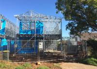 China Prefabricated Rural Villa With Light Steel Frame , Quick Assemble Prefab Modular Housing for sale