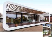 China Aluminum Sliding Doors Prefab Cabin Prefabricated Bungalow Prefab Garden Studio Steel Frame Prefab Modular Homes for sale