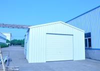 China Fireproof Light Steel Frame Metal Prefab Car Shed With Steel Sheet Cladding Park home for sale