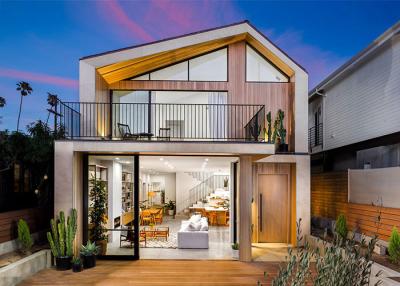 China EU Prefabricated Light Steel Framing 2-Storey Modular Home With Big Windows Assisi Villa for sale