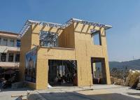 China Duplex Light Gauge Steel Truss Prefabricated Homes 2nd Floor Luxury Villa for sale