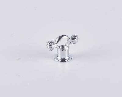 China Chrome Plated Saddle Pipe Clamp Securely Fix Pipes Quick Installation. for sale