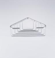 China Wall Soap Dish Holder For Bathroom Chrome Finish Kitchen Sink for sale