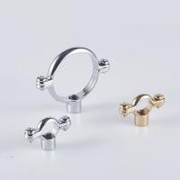 China Secure Pipe Fastening Brass Pipe Clips Chrome Plated Connector Easy Installation for sale