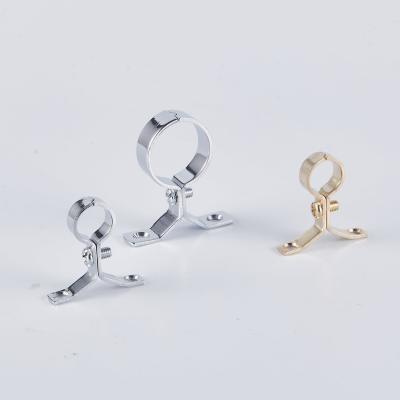 China Water Throwing Brass Pipe Clamp for Plumbing Easy to Install Holder with Chrome Plated Finish for sale