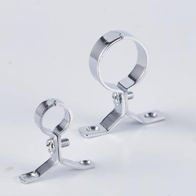 China Industrial Brass Pipe Clamp Chrome Plated for Easy Installation Holding Pipes Plumbing Fixture for sale