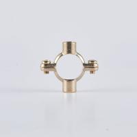 China Securely Install Brass Pipe Bracket Water Throwing/Chrome Plated For Plumbing and Industrial for sale