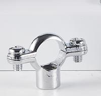 China 16mm 18mm 19mm Brass Pipe Clamp For Securing Pipes Water Throwing Chrome Plated for sale