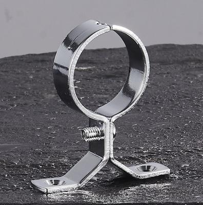 China Heavy Duty Brass Plumbing Holder Securely Holds Pipes Water Throwing Chrome Plated for sale