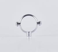 China Effortlessly Secure Pipes With Brass Pipe Fastener Brass Tube Clamp Water Throwing Chrome Finish for sale