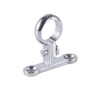 China Durable Brass Pipe Clamp Featuring Chrome Plated Finish for Secure Pipe Installation in Residential and Industrial Plumbing Systems for sale