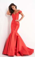 China European Style YL223 Off Shoulder Mermaid Long Cocktail Dress Satin Size 2-26W for sale