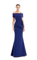 China Custom Made Floor-Length Strapless Off Shoulder Short Sleeve Mother of Bride Dress Satin Sizes 2-26W for sale