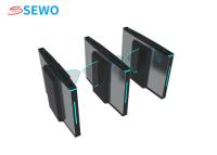 China SEWO-Y6-150 Flap Barrier Gate - 1100mm Passing Width, 40 People/Minute Capacity, Stainless Steel Access Control for sale