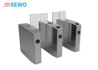 China SEWO Motorized Sliding Gate Turnstile with RFID Card Reader - 550mm Width, 40 People/Minute Access Control System for sale