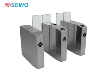 China SEWO Motorized Sliding Gate Turnstile with RFID Card Reader - 550mm Width, 40 People/Minute Access Control System for sale