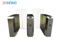 China SEWO Motorized Sliding Gate Turnstile with RFID Card Reader - 550mm Width, 40 People/Minute Access Control System for sale