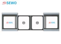 China SEWO PB1260 Intelligent Barrier Gate Turnstile 850mm Width 220V Access Control for Railway Stations for sale