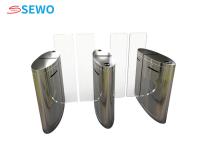 China SEWO Full Height Sliding Turnstile Access Control System 40 people/min 550mm width ISO9001 Certified for sale