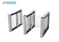 China Brushless Motor Swing Barrier Turnstile AC220V Pedestrian Turnstile Gate With Security System for sale