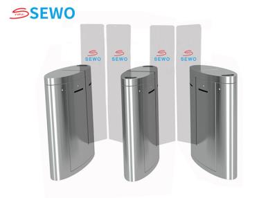 China SEWO-P04BD Sliding Turnstile Gate - 40 People/Min Capacity, 24V DC Motor, 1400×335×980mm Stainless Steel Access Control for sale