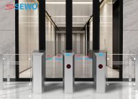 China SEWO Automatic Sliding Gate Turnstile with Facial Recognition & QR Scanner - 550mm Width, 40 People/Minute Capacity for sale