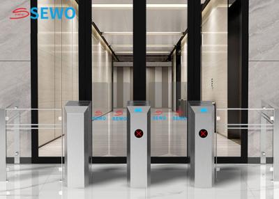 China SEWO Automatic Sliding Gate Turnstile with Facial Recognition & QR Scanner - 550mm Width, 40 People/Minute Capacity for sale