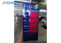 China SEWO-DPS-5520 Vertical Entrance LED Parking Display 2000×850×150mm with DC5V for Guidance Systems for sale