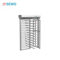 China SEWO Semi-Automatic Full Height Turnstile Gate 2200mm Security Access Control System 45 People/Minute for sale
