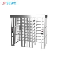 China SEWO Semi-Automatic Full Height Turnstile Gate 2760×1350×2200mm 45 People/Minute Access Control for sale