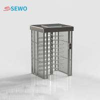 China SEWO Full Height Turnstile Gate 2200mm Height 45 People/Minute Capacity for Subway Station Access Control for sale