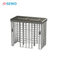 China SEWO Semi-Automatic Full Height Turnstile Gate 2760×1350×2200mm 45 People/Minute Access Control for sale