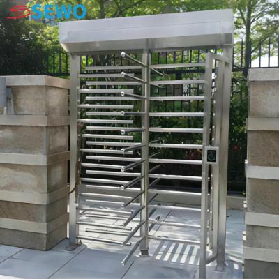 China SEWO Full Height Security Turnstile 2200mm High with 45 People/Minute Capacity for Stadium Access Control for sale