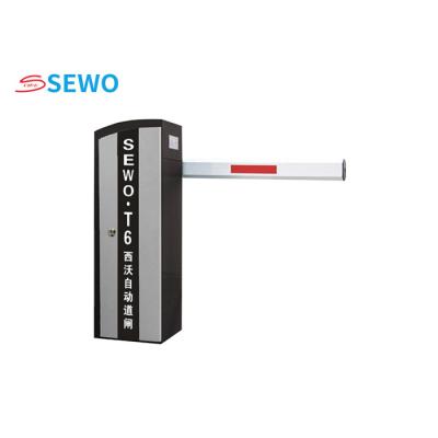 China SEWO T6S-4 Brushless Parking Barrier Gate - 1-4m Arm Length, 220V Operation for Smart Access Control for sale