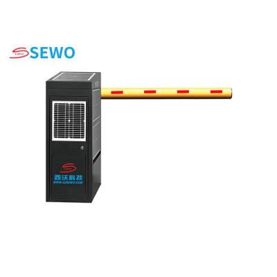 China SEWO Solar Powered Parking Boom Barrier Gate with 6x10W Photovoltaic Panels, 6M Arm Length & 5000 Operation Cycles for sale