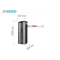 China SEWO T6 Parking Boom Barrier Gate 1-4m Arm 220V 50Hz RFID Access Control for sale