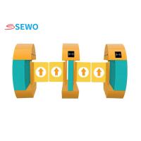 China Kindergarten Swing Barrier Gate Turnstile - 45 People/Minute Capacity, 304 Stainless Steel Construction for Amusement Park Security for sale