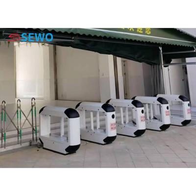 China Children's Safety Swing Barrier Turnstile Gate - 45 People/Minute Capacity, 1200×280×900mm Stainless Steel Construction for sale